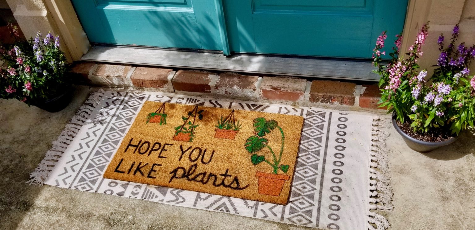 Easy DIY Welcome Mat | Red Stick Life Red Stick Life